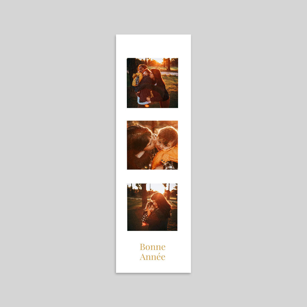Carte de voeux Photomaton étoilé personnalisée — Planet Cards