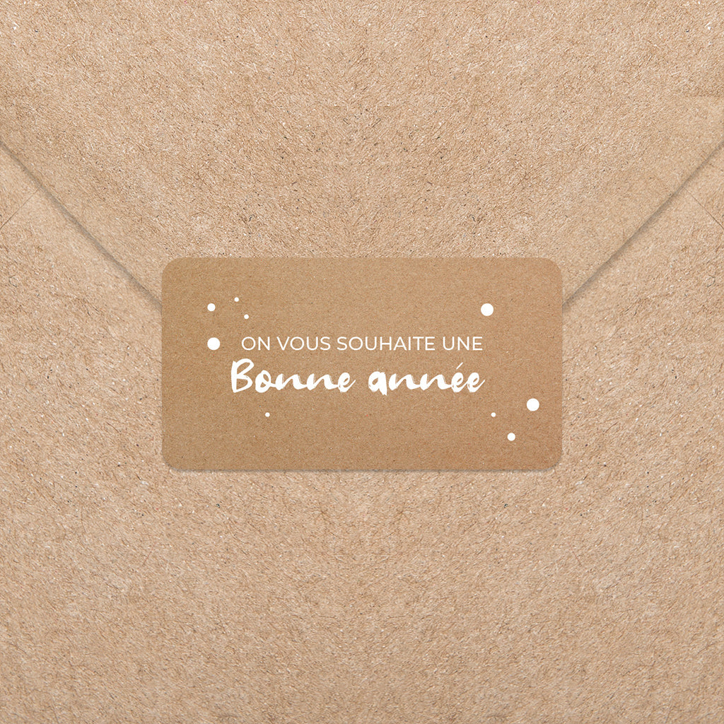 Stickers voeux Photomaton de fin d'année — Planet Cards